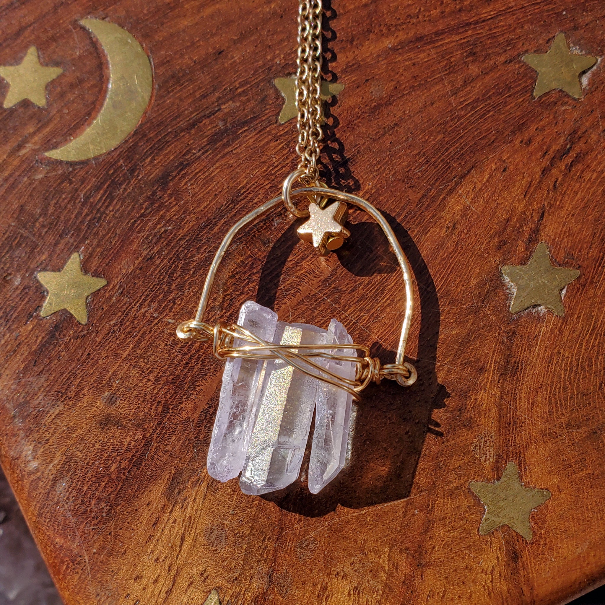 Lavender Pastel Coated Quartz – Mystic Meteora